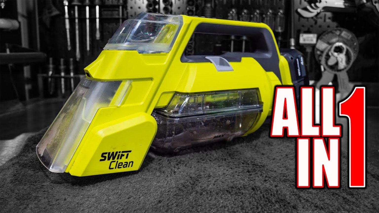 RYOBI PCL756 SWiFT Clean 18V Spot Cleaner Review - ToolTips HQ | Your ...