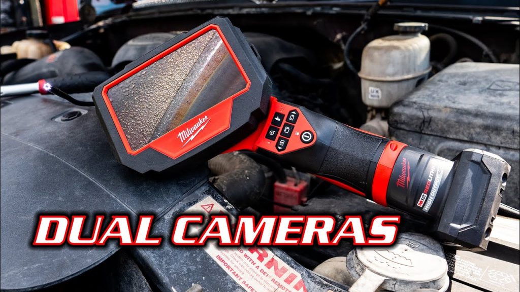 DUAL CAMERAS! Milwaukee 3150-20 M12 Mechanics Borescope Review ...
