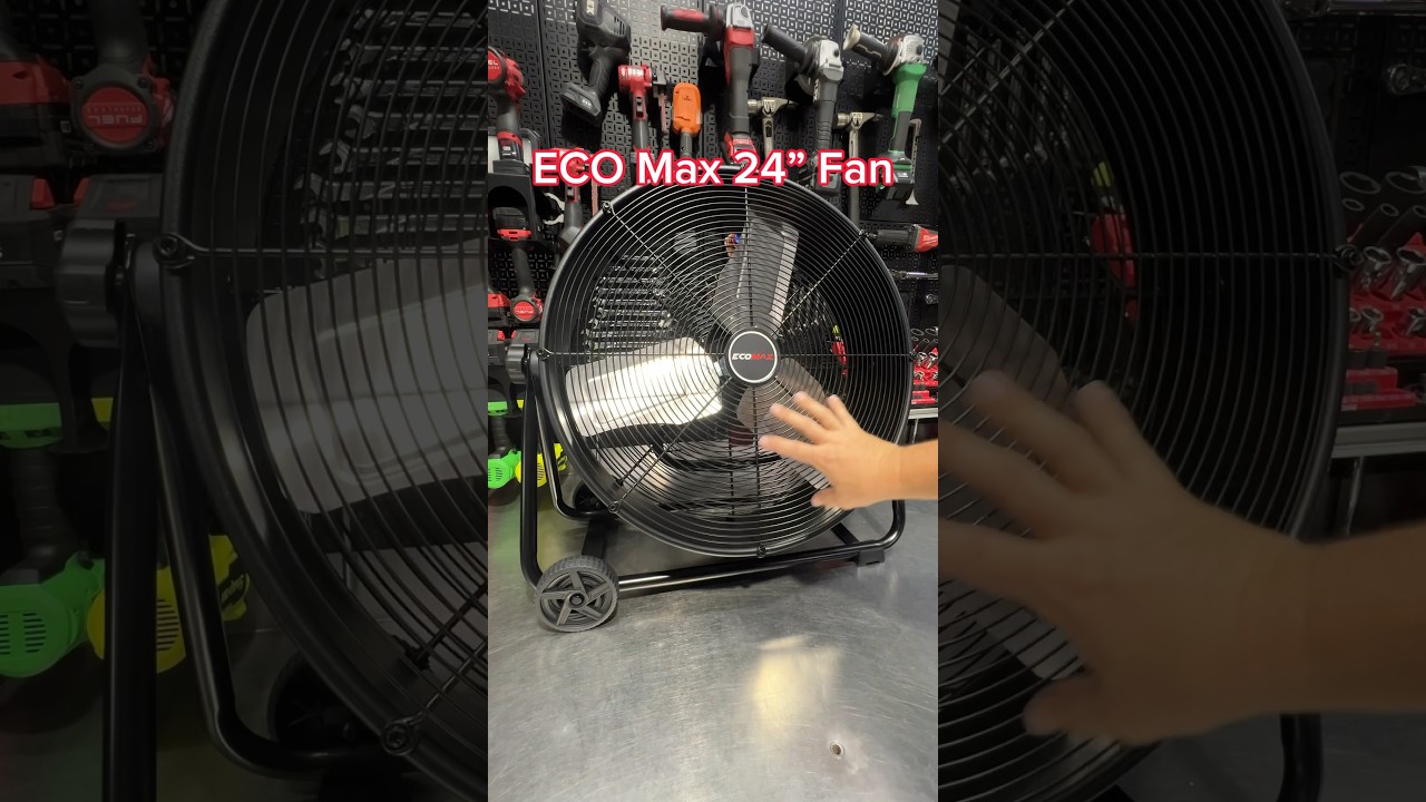 24” ECOMax Shop Fan - 3,300 CFM #ecomax #tools #diy - ToolTips HQ ...