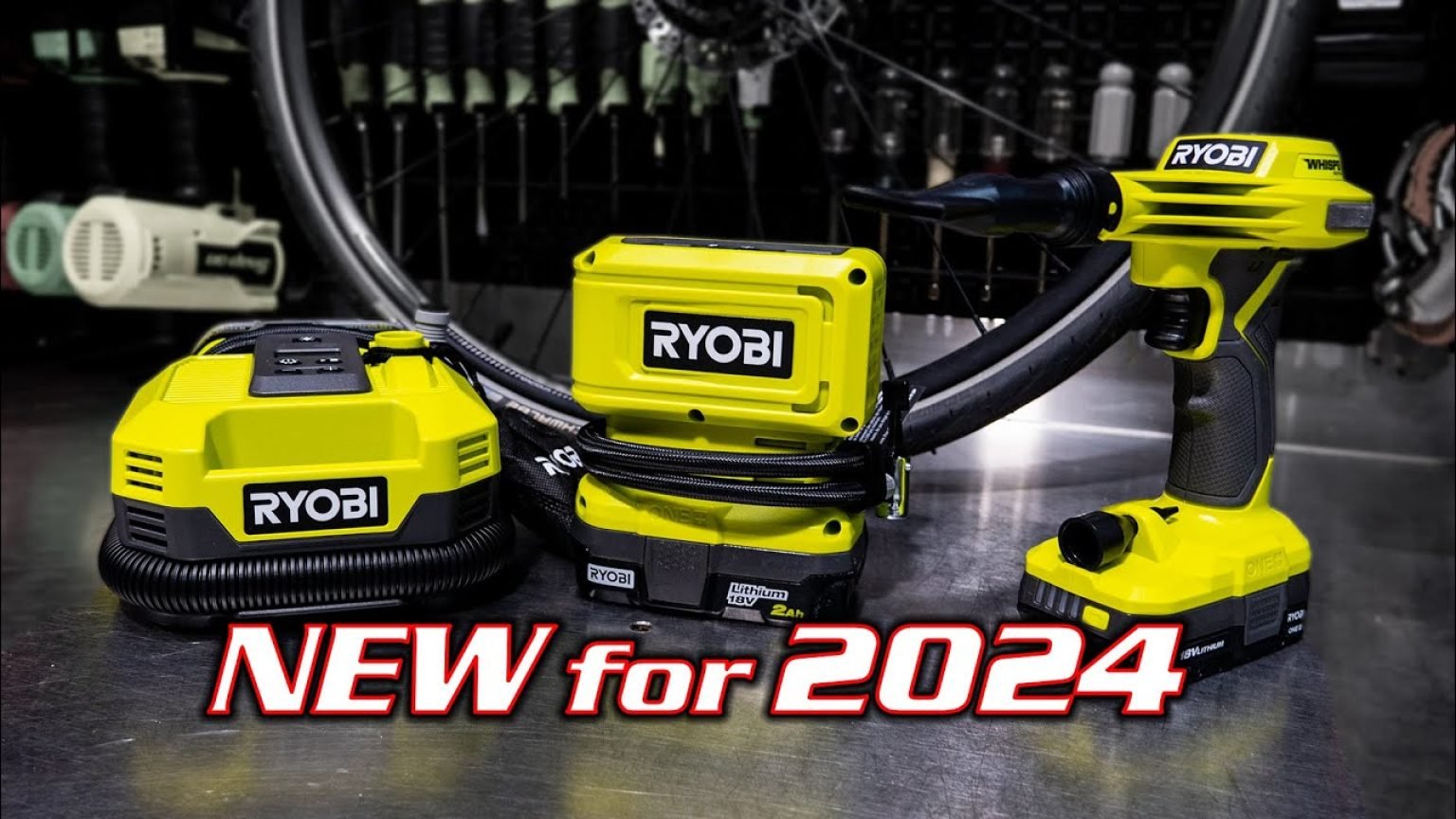 ALL NEW RYOBI High Pressure and High Volume Inflators 160 psi ...