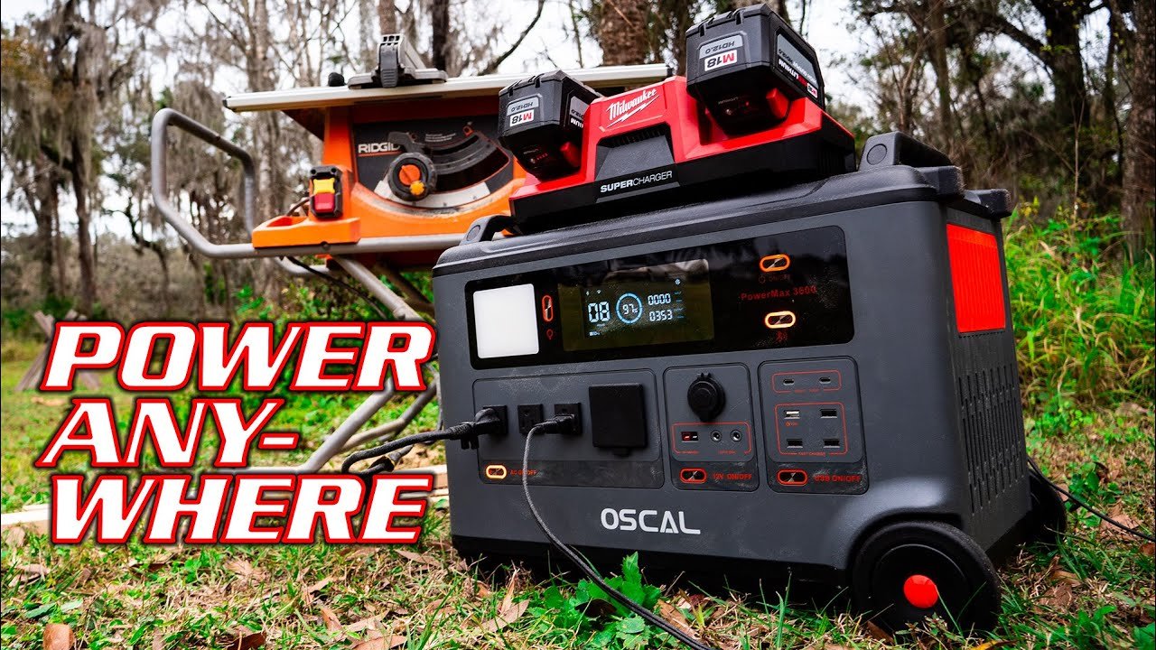 First Ever Rugged Power Station - OSCAL PowerMax 3.6KWh Power Station ...